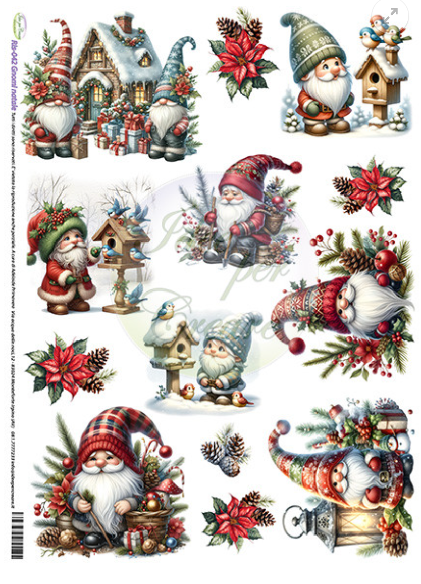 Carta Riso A3 Idee Per Creare Gnomi Natale – Gogolandia