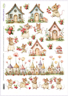 Carta Riso A3 Idee Per Creare Topolini e Fragole – Gogolandia