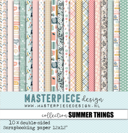 Blocco Masterpiece Summer Things 30x30 – Gogolandia